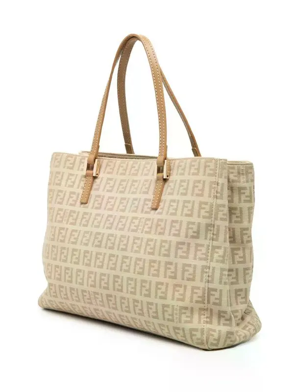 Fendi Small Zucchino Canvas Tote Bag