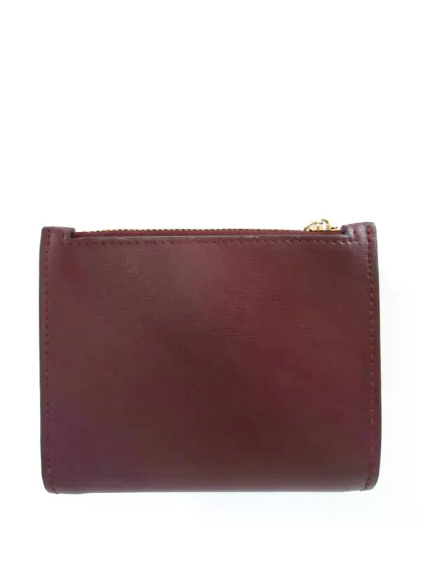 FERRAGAMO 2010-2026 Leather Vara Bow Bifold Wallet Small Wallets