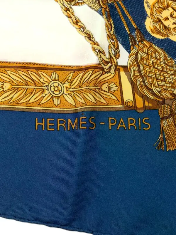 Hermès 1990-2000 Grand Uniforme Silk Scarf 90 Scarves