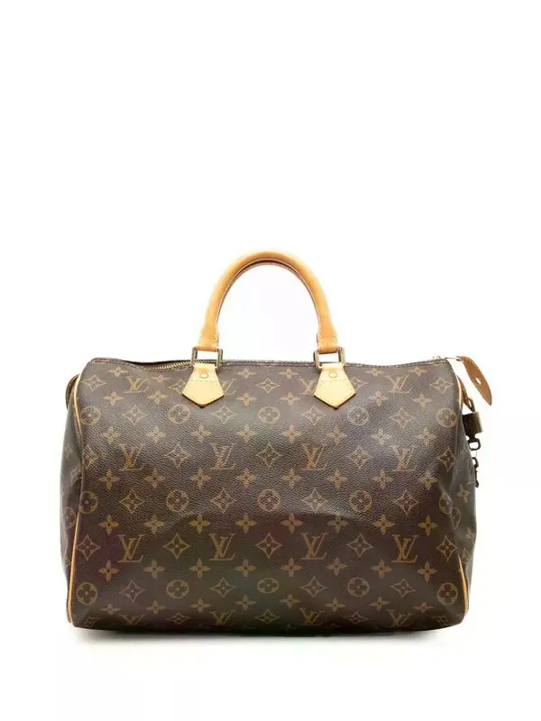 LOUIS VUITTON Monogram Speedy 35 Boston Bag