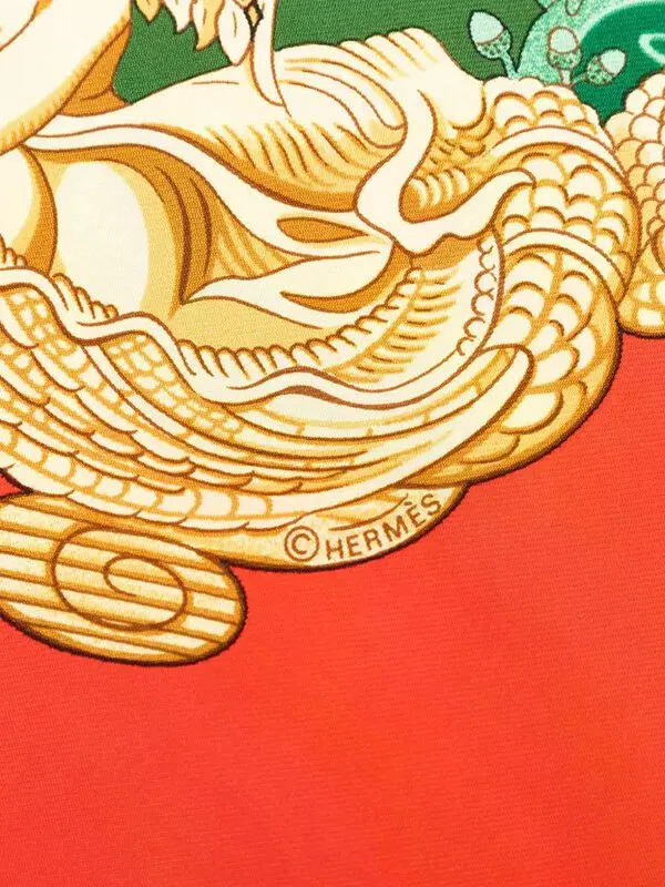 Hermès 2010-2018 Balade Oceane Silk Scarf 90 Scarves
