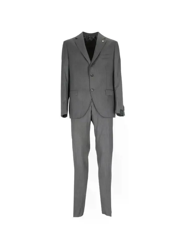 BRANDO Single Breasted Suit - Grey