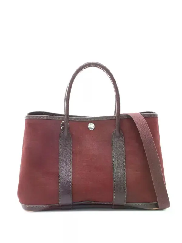 Hermès 2000s Garden Party Tpm Tote Bag - Red