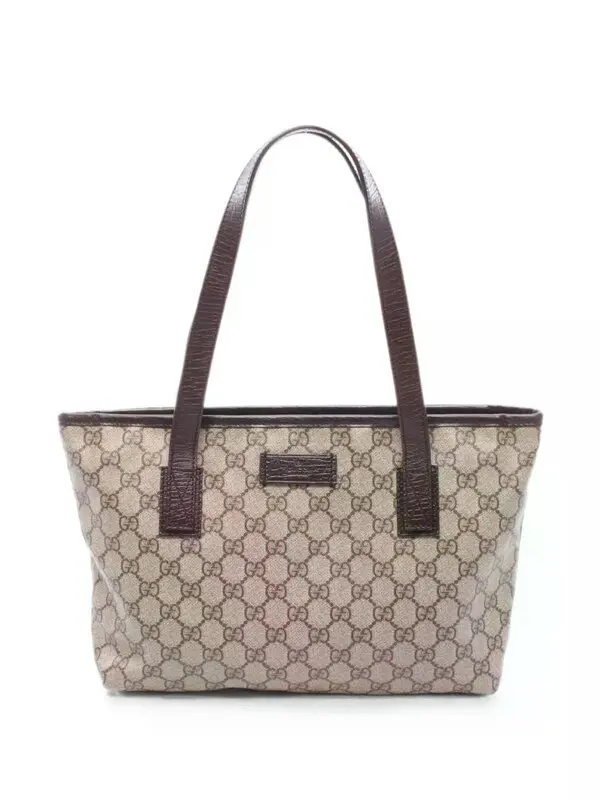 Gucci 2000s Joy Gg Canvas Tote Bag - Neutrals
