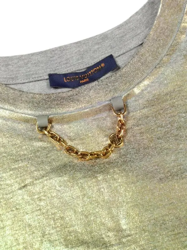LOUIS VUITTON Cropped Chain T-shirt