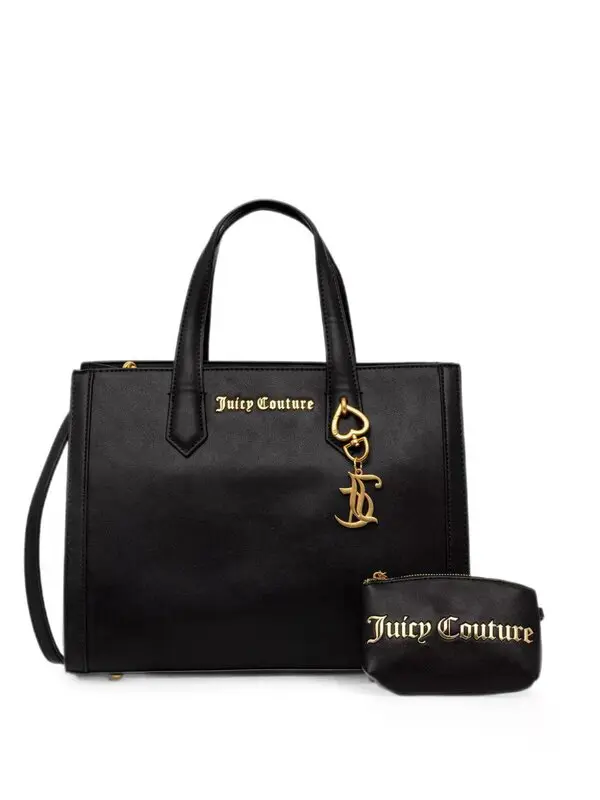 Juicy Couture Logo-plaque Charm-detail Tote Bag - Black
