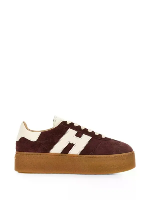 Hogan Suede Maxi Sole Sneakers