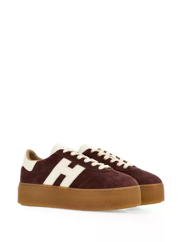 Hogan Suede Maxi Sole Sneakers