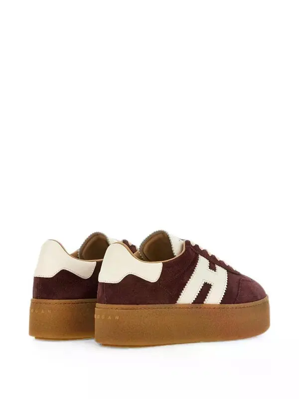 Hogan Suede Maxi Sole Sneakers