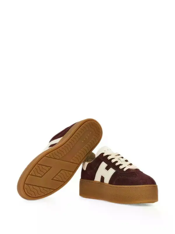 Hogan Suede Maxi Sole Sneakers