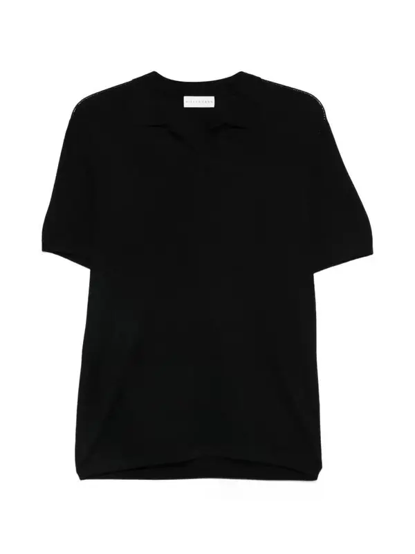 KIEFERMANN V-neck T-shirt - Black
