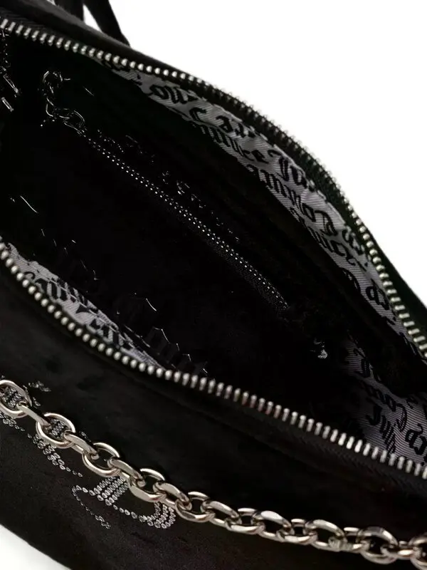Juicy Couture Crystal-embellished Chain-link Shoulder Bag