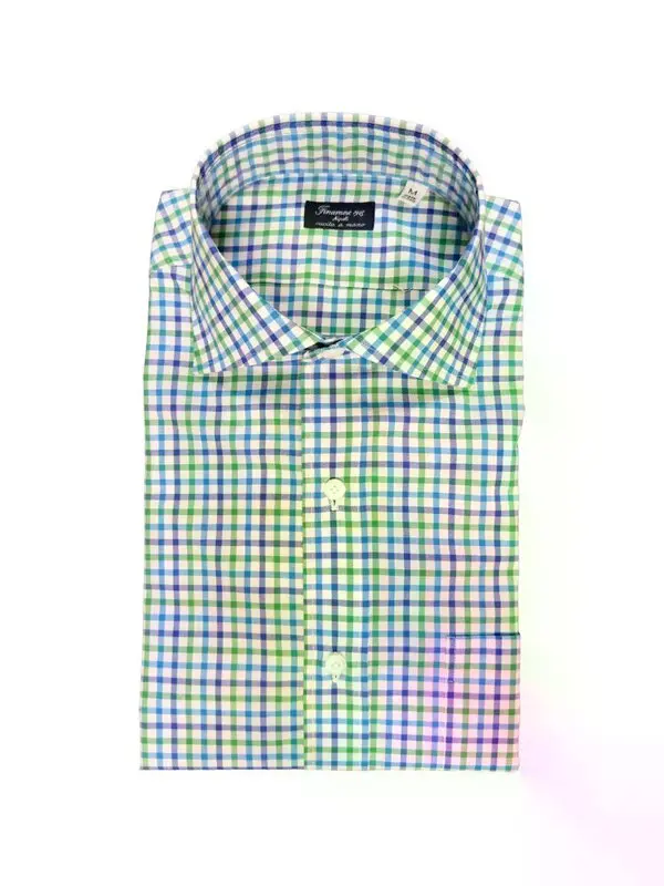 FINAMORE 1925 Zante Check-pattern Shirt