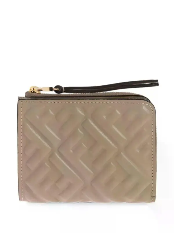 Fendi Baguette Ff-embossed Leather Wallet