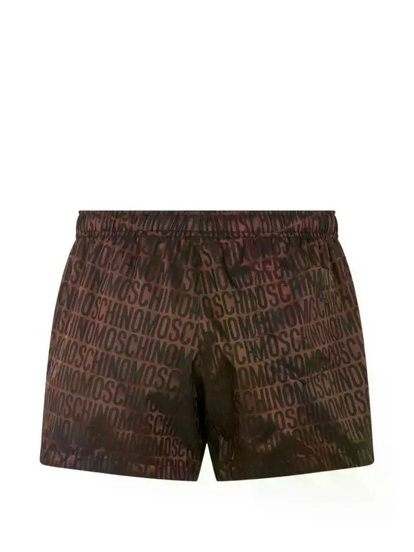 Moschino Logo-print Elasticated-waistband Track Shorts