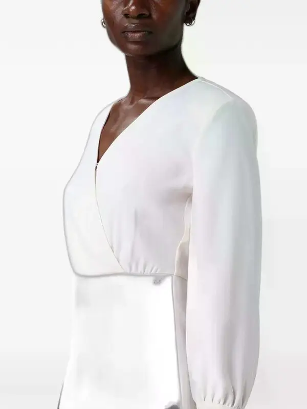 Armani Exchange Crêpe V-neck Dress