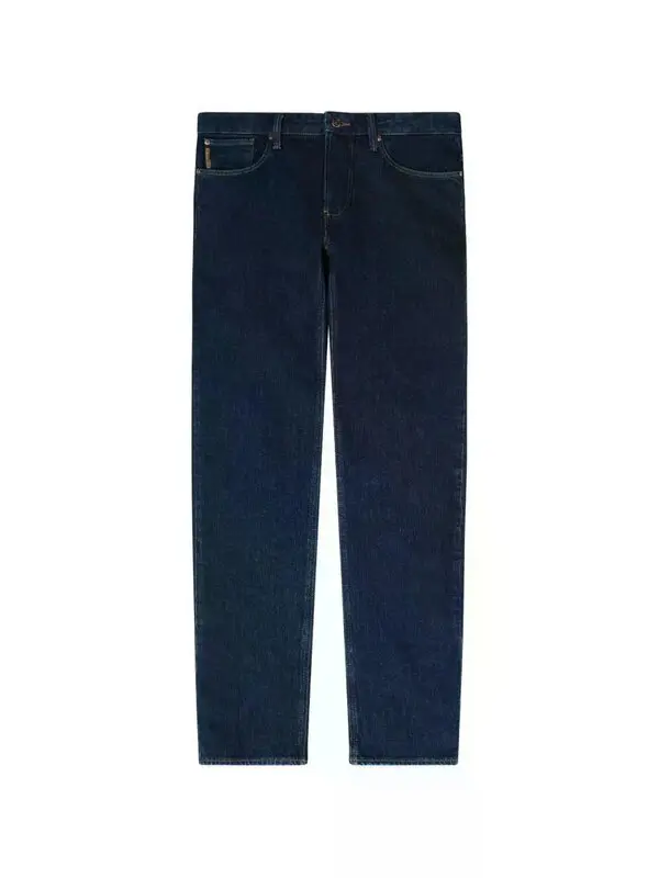 Emporio Armani J06 Low Waisted Slim-fit Jeans - Blue