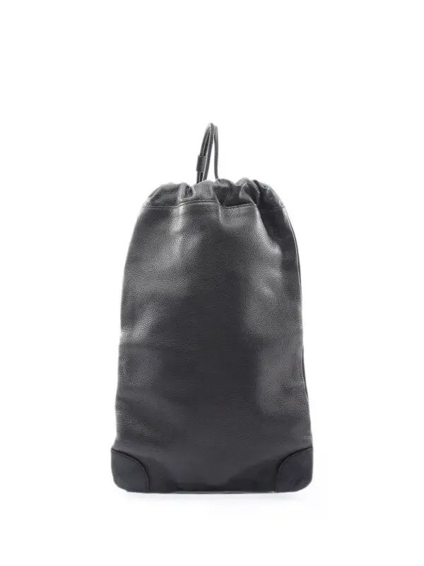 Burberry Drawstring Backpack - Black