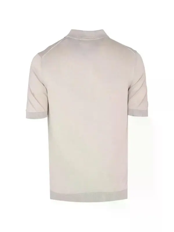 TOMBOLINI Zip-fastening Short-sleeve Polo Shirt