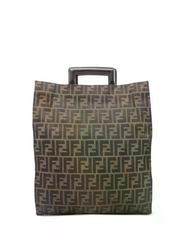 Fendi Zucca Pattern Tote Bag - Brown