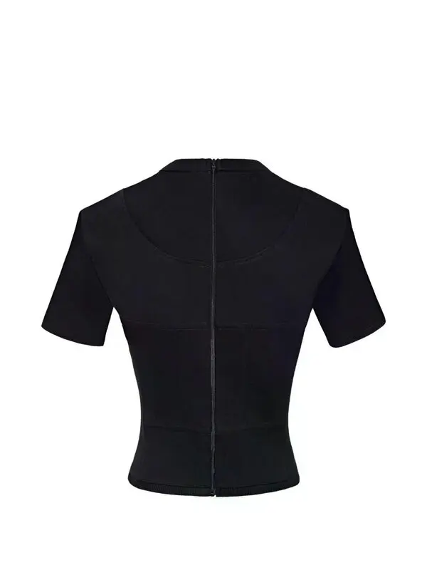 SEEN USERS Rose Embroidered T-shirt