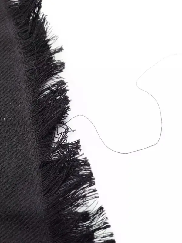 LOUIS VUITTON 2010s Monogram Fringed Shawl