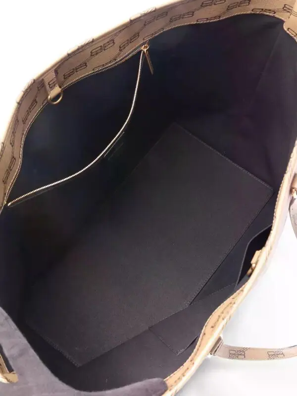 Balenciaga 2010s Bb-monogram Tote Bag - Neutrals