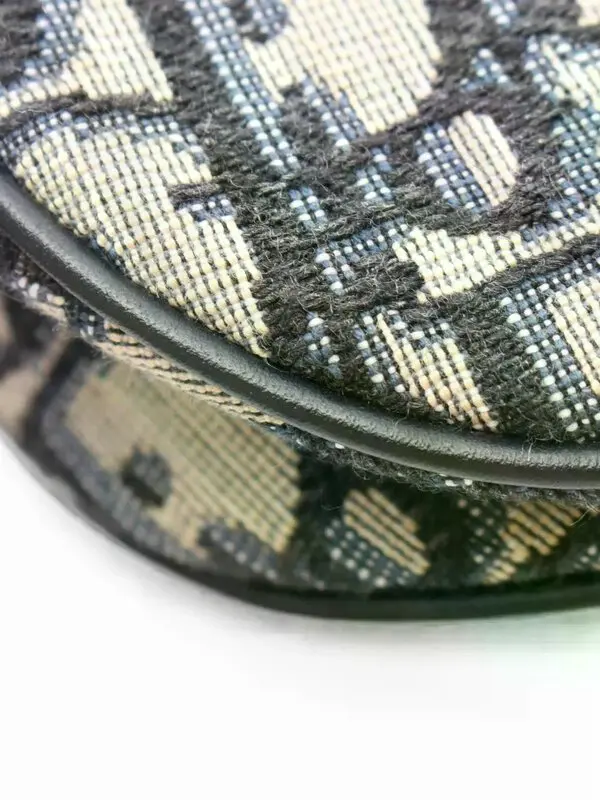 Dior Oblique Jacquard Saddle Handbag