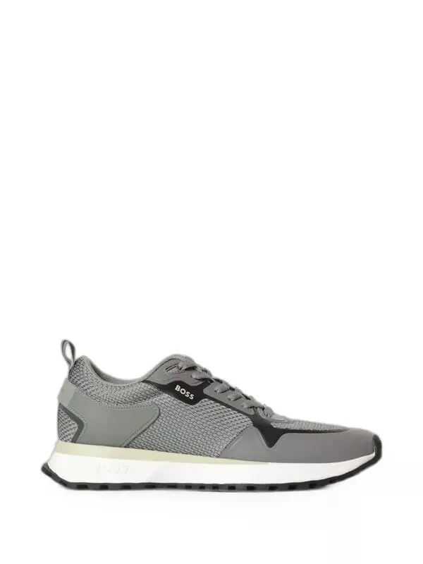 BOSS Mesh-panelled Sneakers - Grey