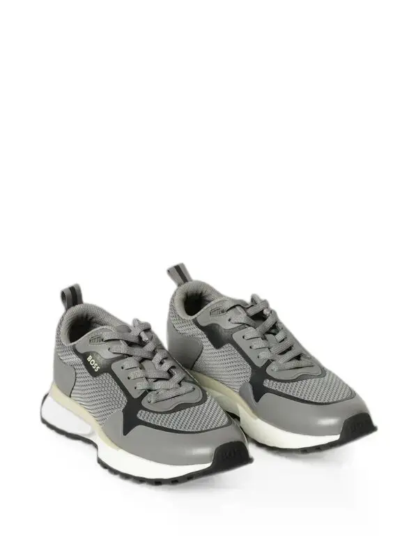 BOSS Mesh Panelled Lace-up Sneakers