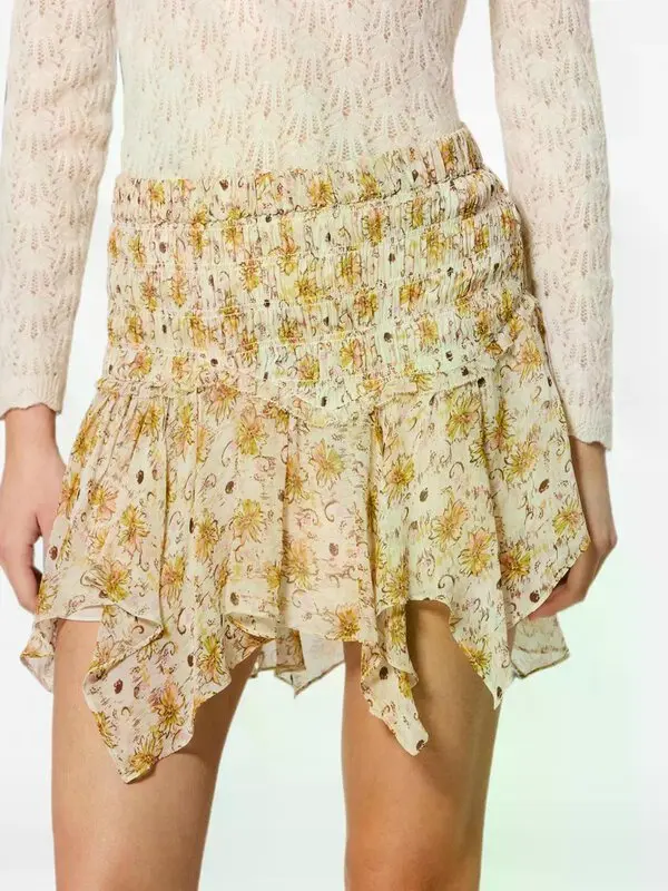 MARANT ETOILE Fiala" Printed Chiffon Skirt