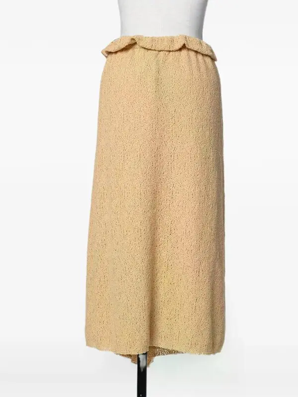 MULLER OF YOSHIOKUBO Ruffled Midi Skirt