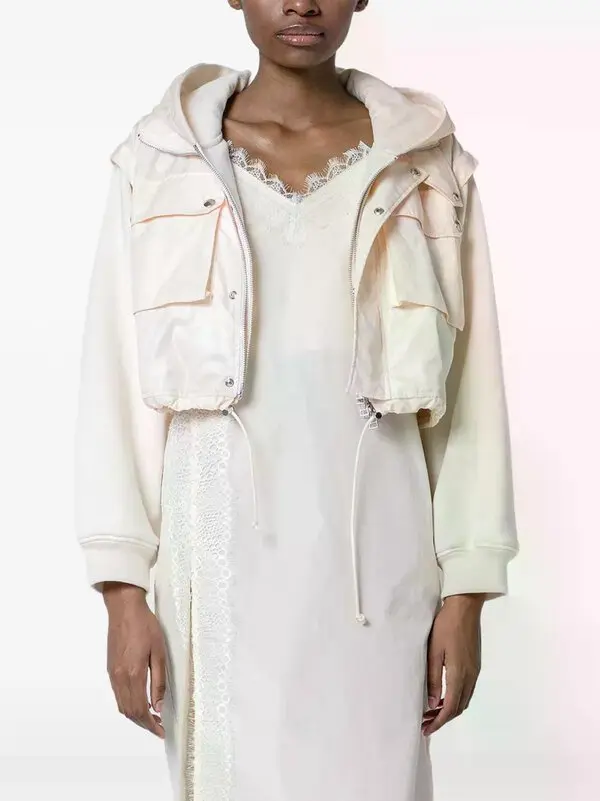 MULLER OF YOSHIOKUBO Layered Design Hooded Jacket