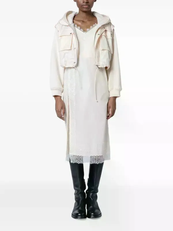 MULLER OF YOSHIOKUBO Layered Design Hooded Jacket