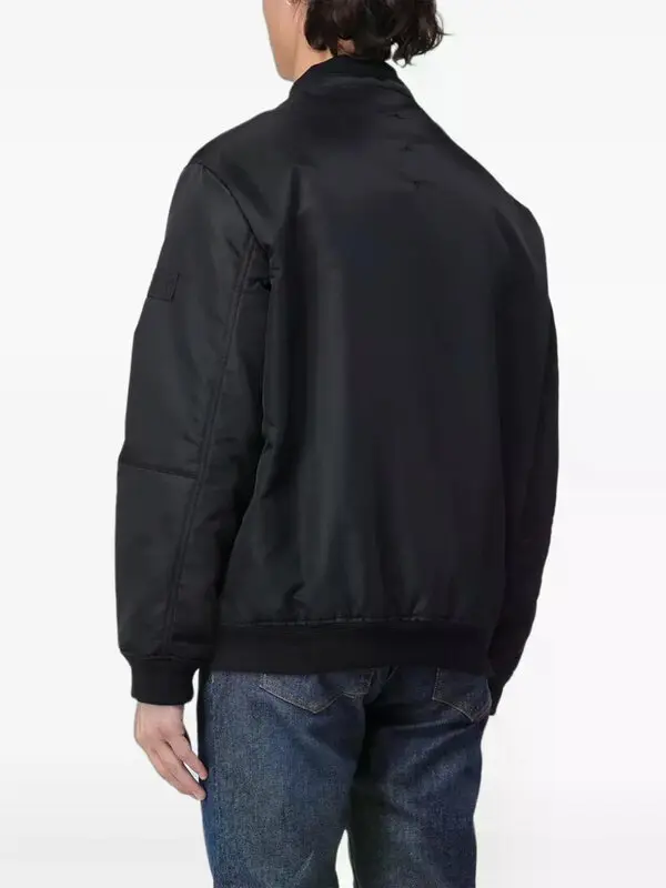 Premiata Logo Patch Zip-up Bomber Jacket