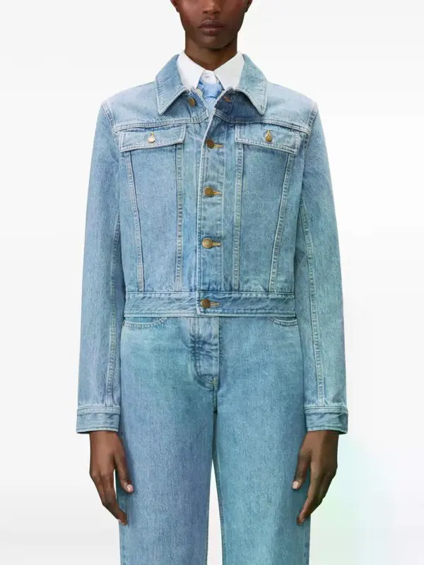 Thom Browne Shrunken Selvedge Denim Jacket