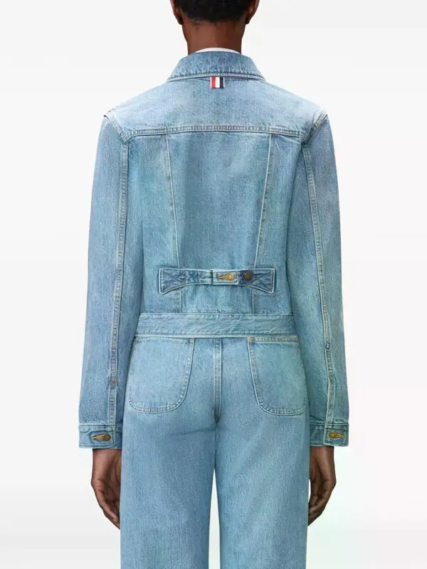 Thom Browne Shrunken Selvedge Denim Jacket
