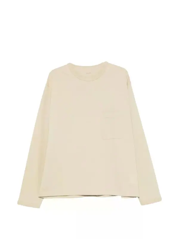 LEMAIRE Crew Neck Long Sleeve Sweatshirt - Neutrals