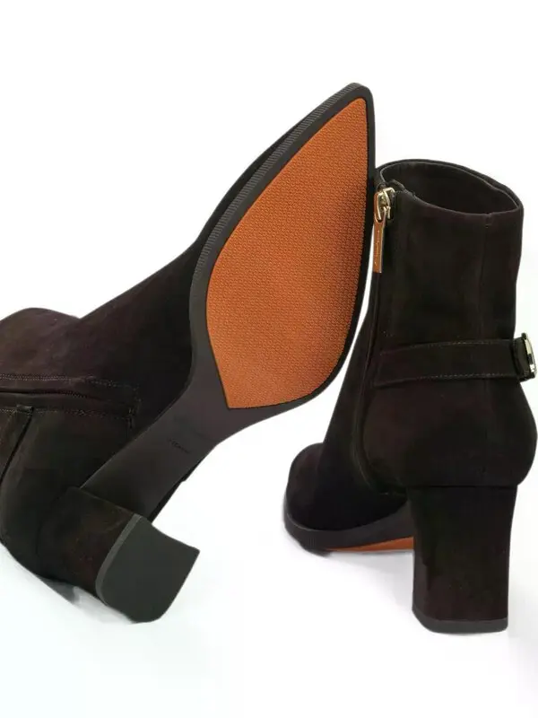 Santoni Buckled Ankle Boots