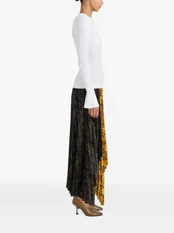 Proenza Schouler Silk Viscose Rib Knit Top