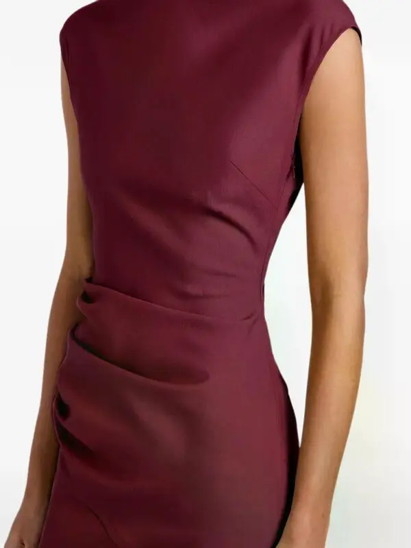 Proenza Schouler Katia Wool Gabardine Dress - Red