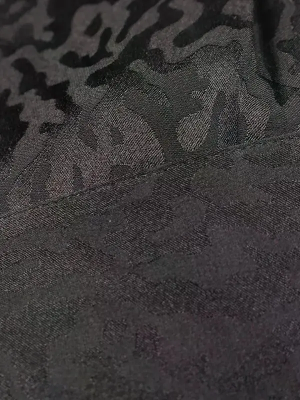 Saint Laurent Leopard-pattern Long-sleeve Shirt
