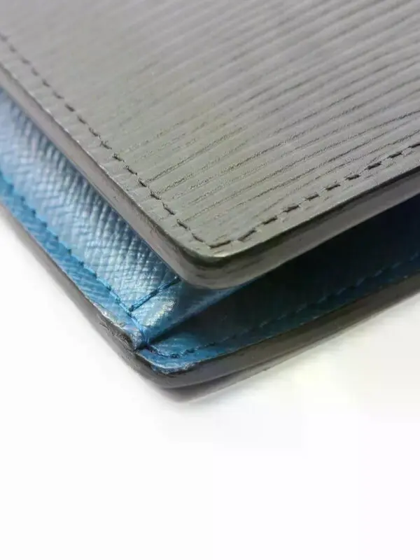 LOUIS VUITTON 2019 Epi-leather Damier Graphite Long Wallet