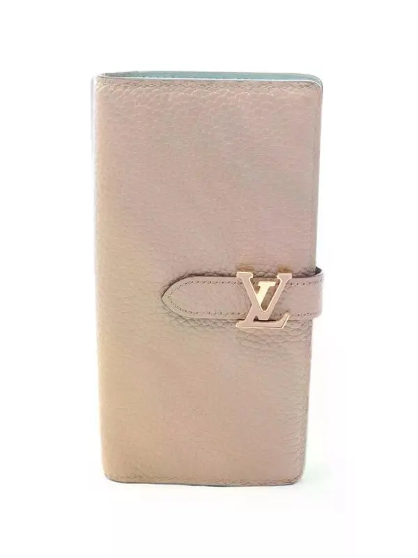 LOUIS VUITTON 2000s Capucines -vertical Bi-fold Wallet - Neutrals