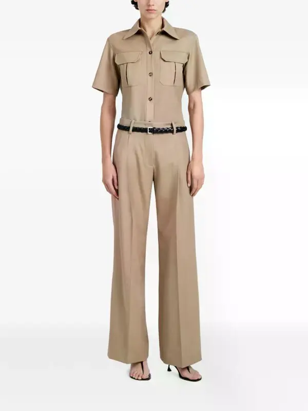 Proenza Schouler Halima Pants In Wool Gabardine