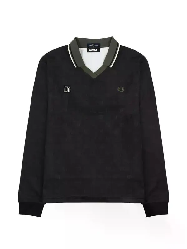 Fred Perry Monogram Long-sleeve Polo Shirt