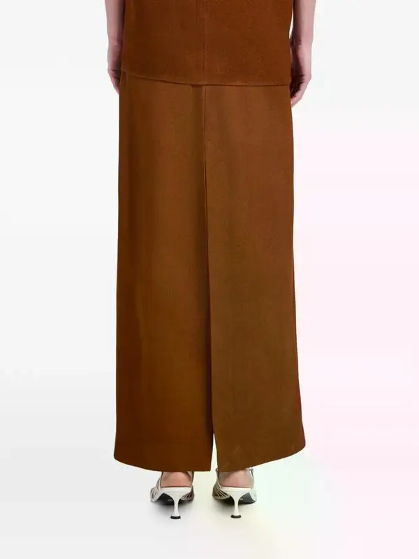 Proenza Schouler Liora Skirt In Heavy Sable - Brown