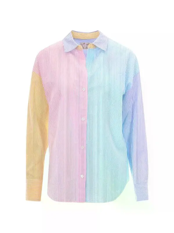 MC2 SAINT BARTH Striped Cotton Shirt