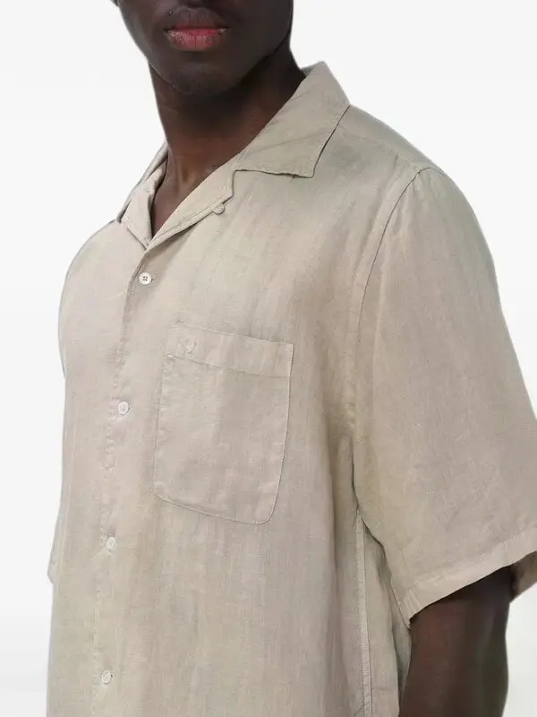 BROOKSFIELD Short-sleeve Linen Shirt