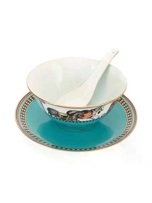 Shanghai Tang Mongolian Nomad Print Tableware Set